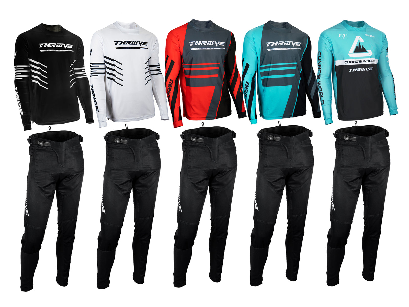 Thriiive Co Elite Stretch BMX & MTB Race Pants - Black